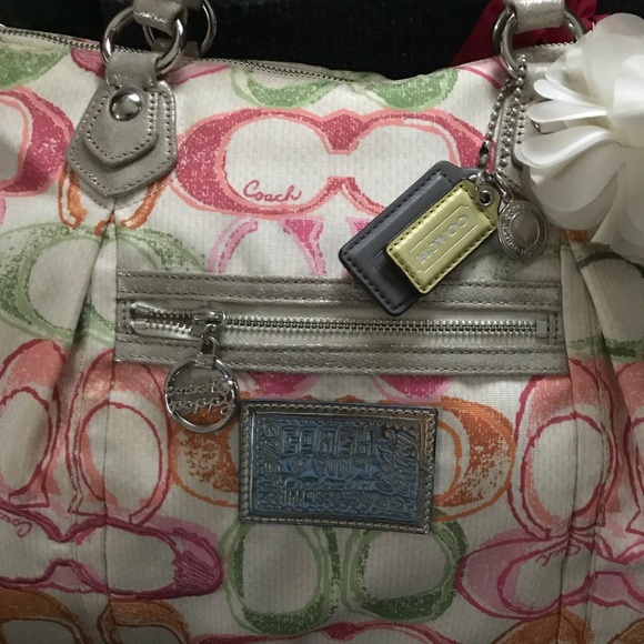 Coach | Bags | Authentic Coach Poppy Xl Tote Walletwristlet | Poshmark